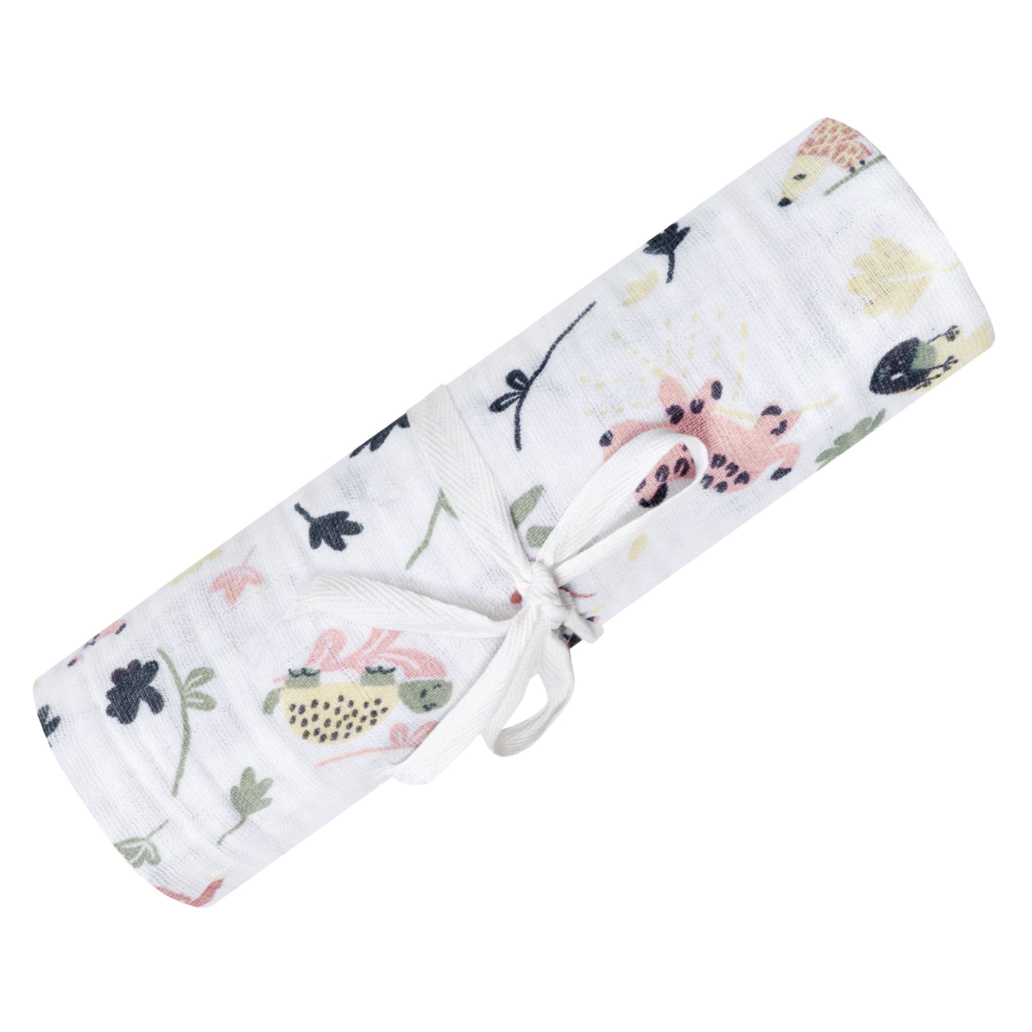 Cotton muslin swaddle - Lotus Jungle – Perlimpinpin