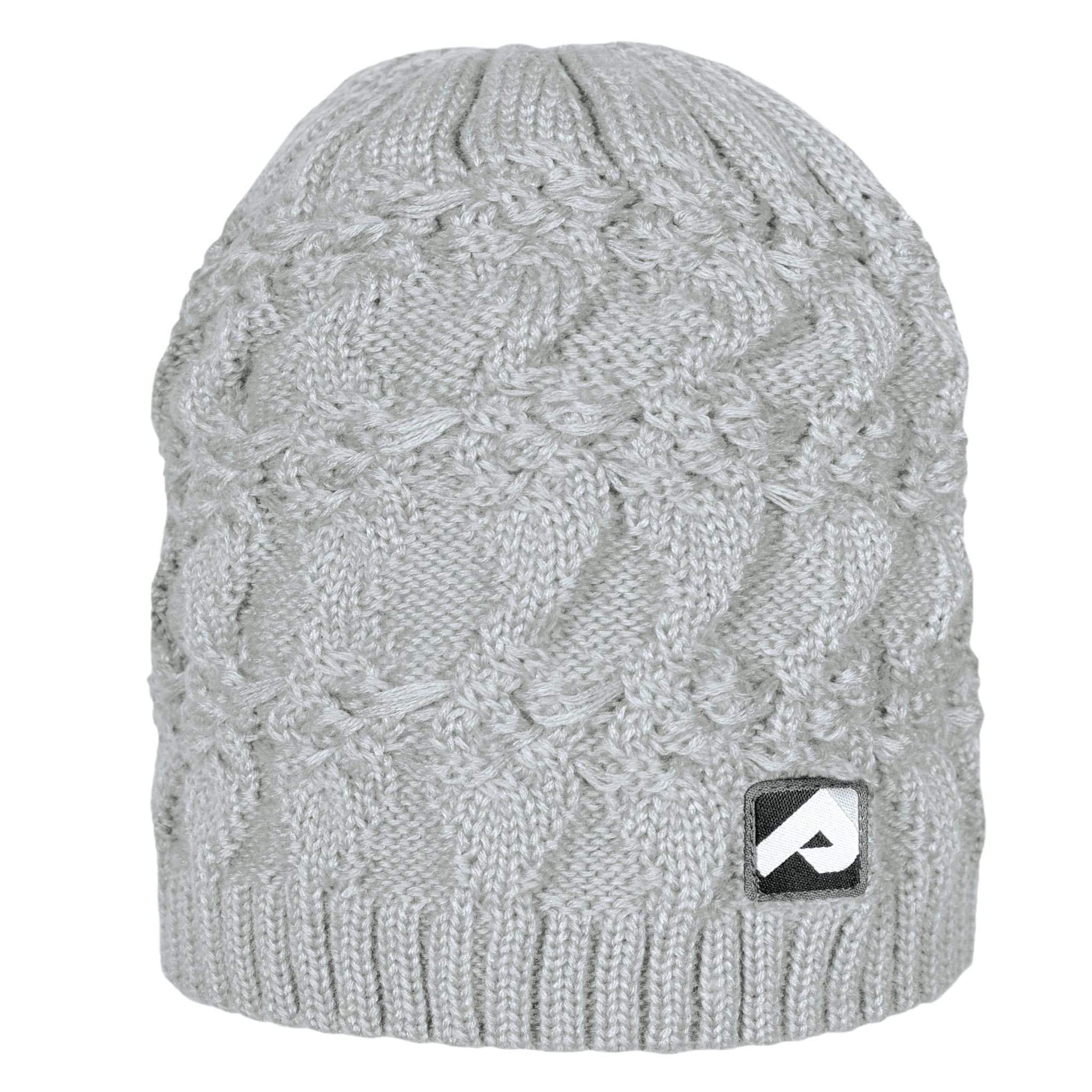 Single layer acrylic beanie - light grey – Perlimpinpin